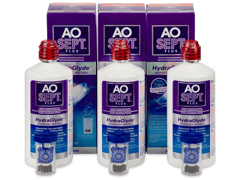 AO SEPT PLUS HydraGlyde Solution 3x 360 ml | Alensa Ireland